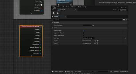 Axis Input Actions Not Showing X Y Values Runrealengine