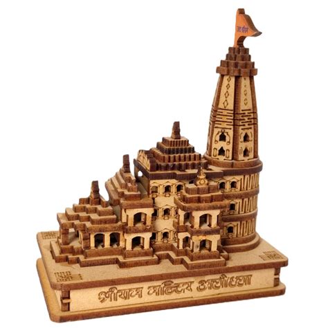 Buy Ram Mandir Ayodhya Model Ram Mandir Ayodhya Model 3d Ram Mandir Model Online At Desertcartindia