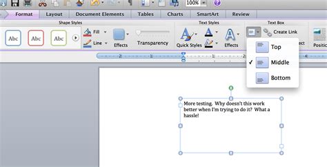 Word Center Text Vertically Word For Mac Newfasr