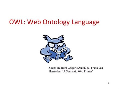 Ppt Owl Web Ontology Language Powerpoint Presentation Free Download Id2383637