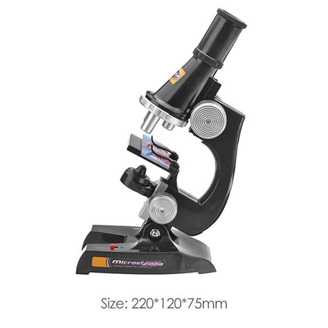 Microscope Kit Lab 100x 200x 450x Home School Scie Grandado