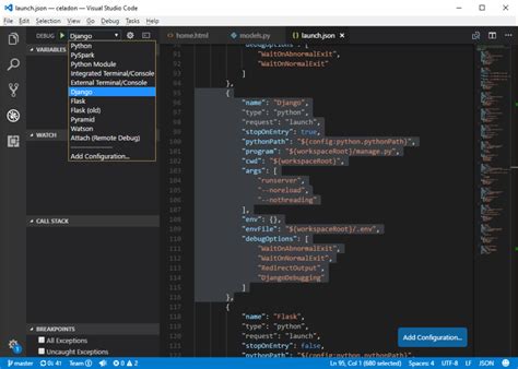 Vs Code Django Debugging Automation Panda