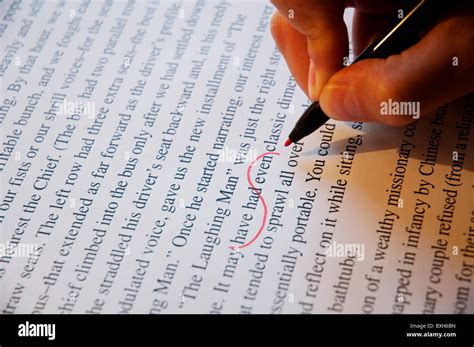 Corrector Editor Hi Res Stock Photography And Images Alamy