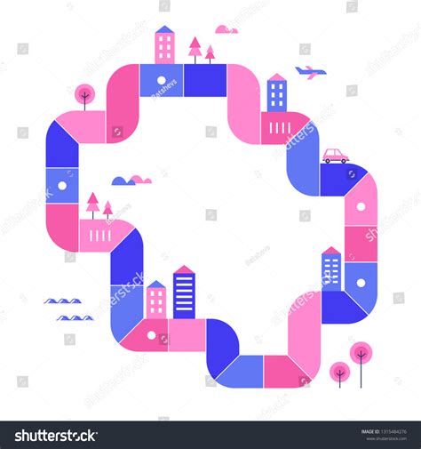 Smart City Development Map Vector Illustration Stock Vector Royalty