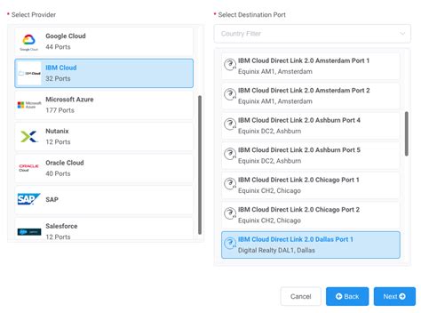 IBM Cloud Direct Link Megaport Documentation