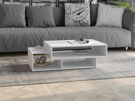 ᐉ Журнальный столик Ft 6 из ДСП Белый