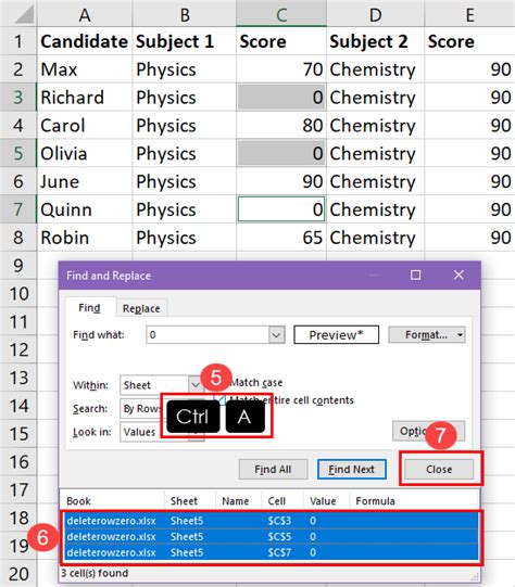 How To Delete Row In Excel If Cell Is Zero Ways On Sheets