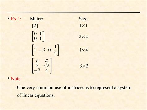system of linear equations ppt