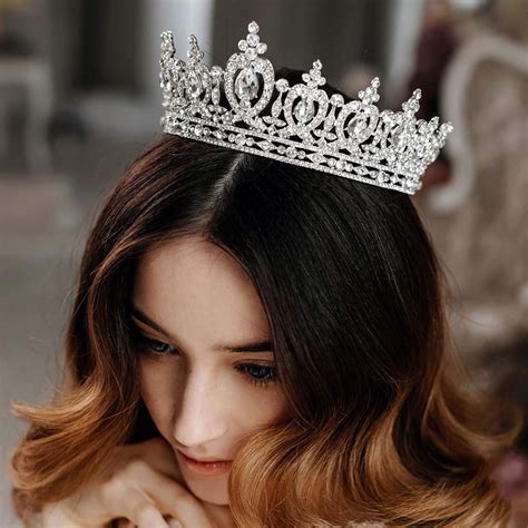 Aw Bridal Wedding Crown Tiara Crystal Birthday Crown For