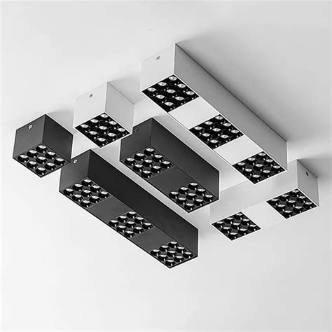 Square Surface Mounted Downlight Led Ceiling Grille Light Anti Glare Spot Light Buy Downlight