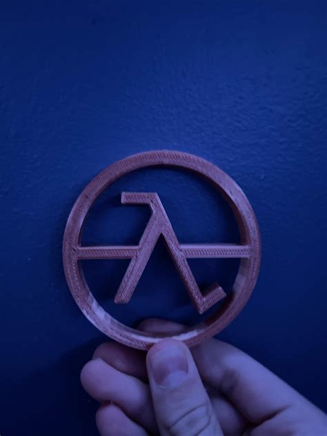 Made The Half Life Logo And 3d Printed It Rhalflife