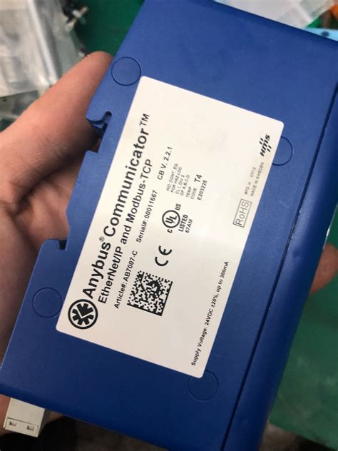 Stock Hms Ethernet Ip And Modbus Tcp Mac 00 30 11 07 Cb 31 Used Provide Stock Of