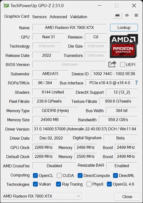Amd Radeon Rx 7900 Xtx Video Card Review Page 7 Of 8