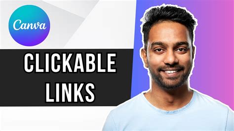 How To Add A Clickable Link On Canva Hyperlinks Tutorial Canva Youtube