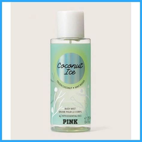 ♨ Victorias Secret Pink Coconut Ice Bodymist Body Mist Victoria