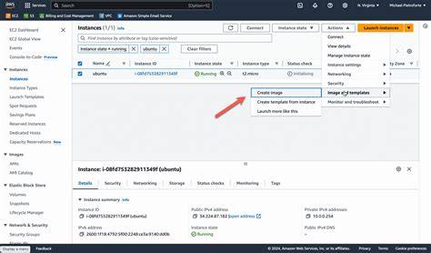 Create An Amazon Machine Image AMI Of An EC2 Instance With A Bash And
