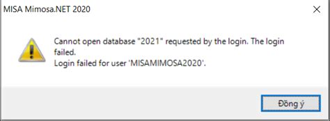 Làm Thế Nào Khi đăng Nhập Vào Dữ Liệu Báo Lỗi “cannot Open Database