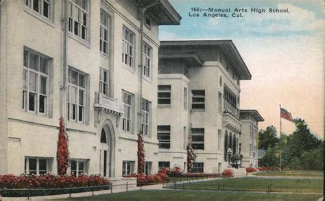 Manual Arts Highs School Los Angeles Ca Postcard