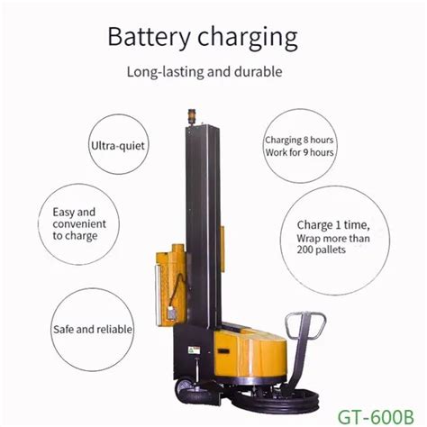Self Propelled Mobile Robotic Pallet Stretch Wrap Robot Wrapper Wrapping Machine Packing