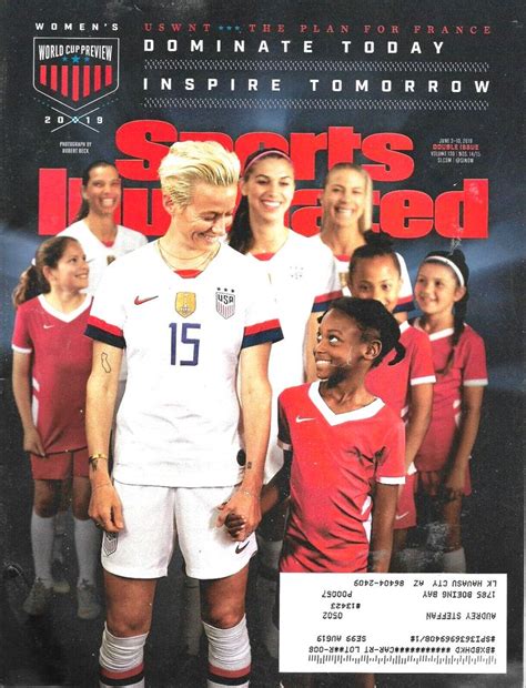Sports Illustrated Magazine Jun 3 10 2019 Megan Rapinoe Soccer World