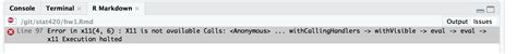 How To Copy Error Messages From Rstudio Rmarkdown Console Stack