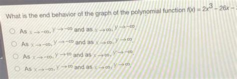 [answered] What Is The End Behavior Of The Graph Of The Polynomial Kunduz