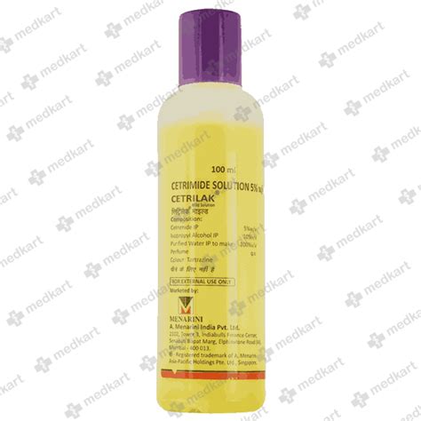 Cetrilak Mild Solution 100 Ml Price Composition And Generic