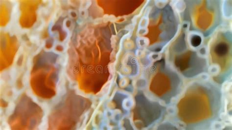 A Microscopic View Of A Pollen Grain Containing The Male Cells Of A Plant Revealing Its Unique