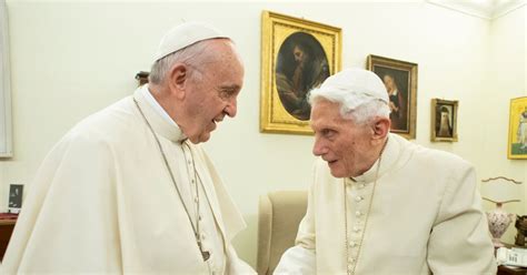 El Papa Francisco Recordó A Benedicto Xvi Con Un Emotivo Mensaje A Un