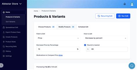 Your First Bulk Product Edit Ablestar Help Center