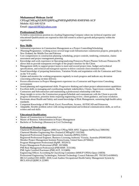 Muhammad Mohsan Javid Pa Pdf Project Management Audit