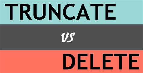 what is the difference between truncate and delete in sql server