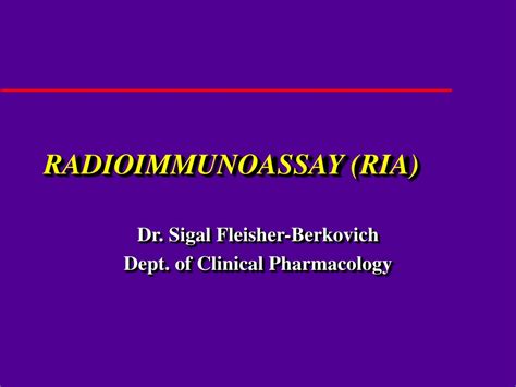 Ppt Radioimmunoassay Ria Powerpoint Presentation Free Download Id 9654590
