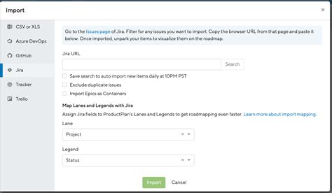 Enhancing Your Import Experience With Jira And Ado Productplan