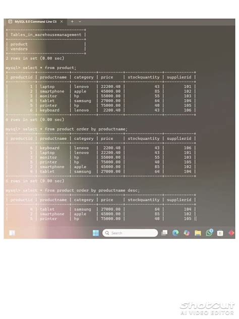 Mysql Orderby Clause Queries Sql Music Youtube