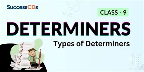 Determiners Class 9 Exercises Types Of Determiners