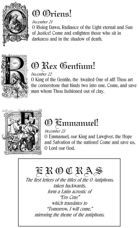 Trinity Acres Advent O Antiphons