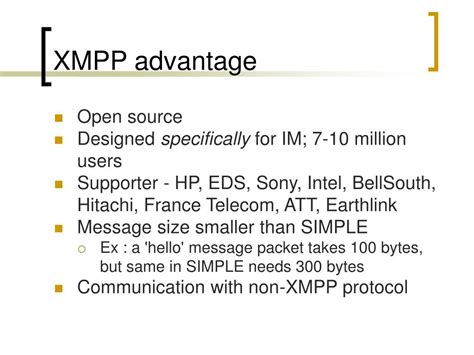 Xmpp Protocol
