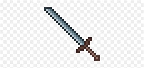 How To Draw A Minecraft Sword On Graph Paper