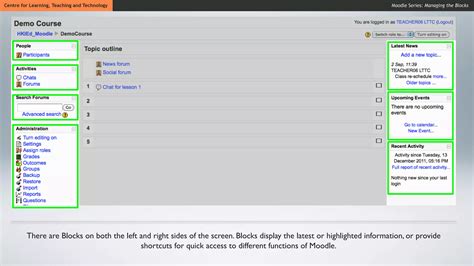 Managing The Blocks Ppt