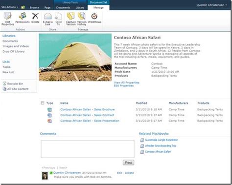 Sharepoint Document Sets