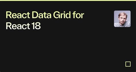react data grid for react 18 codesandbox