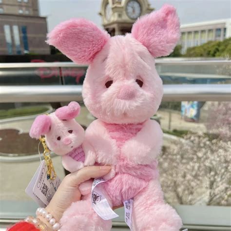 디즈니 디즈니 정품 곰돌이 푸 졸린 스티치 딸기 베어 봉제 펜던트 인형 귀여운 장난감 어린이 생일 선물 위시버킷