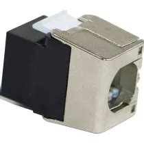 Excel Cat6A UTP Unscreened Low Profile Keystone Jack Toolless Black B