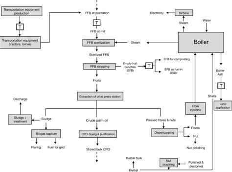 Flow Chart For Palm Oil Milling Download Scientific Diagram