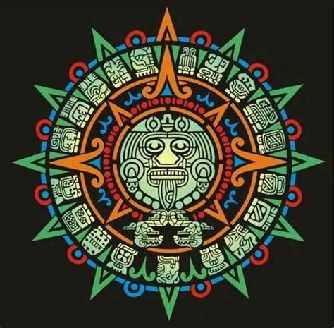Sol Azteca Mayan Art Aztec Art Aztec Symbols