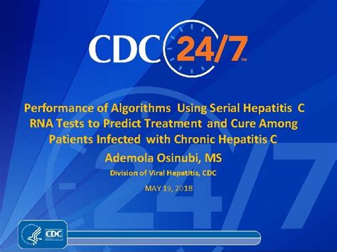 Performance Of Algorithms Using Serial Hepatitis C Rna