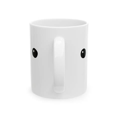 Cute Face Funny Mug Adorable Cartoon Face Coffee Mug Cute Kawaii Smile