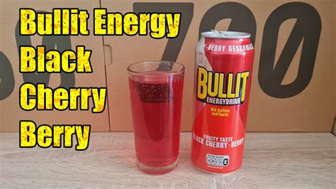 Letsdrink Nr77 Bullit Energy Black Cherry Berry Hauptsächlich Kirsch Geschmack Youtube
