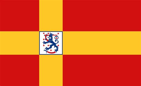Finlands Flag Inverted With Its Coat Of Arms Colors R Vexillology